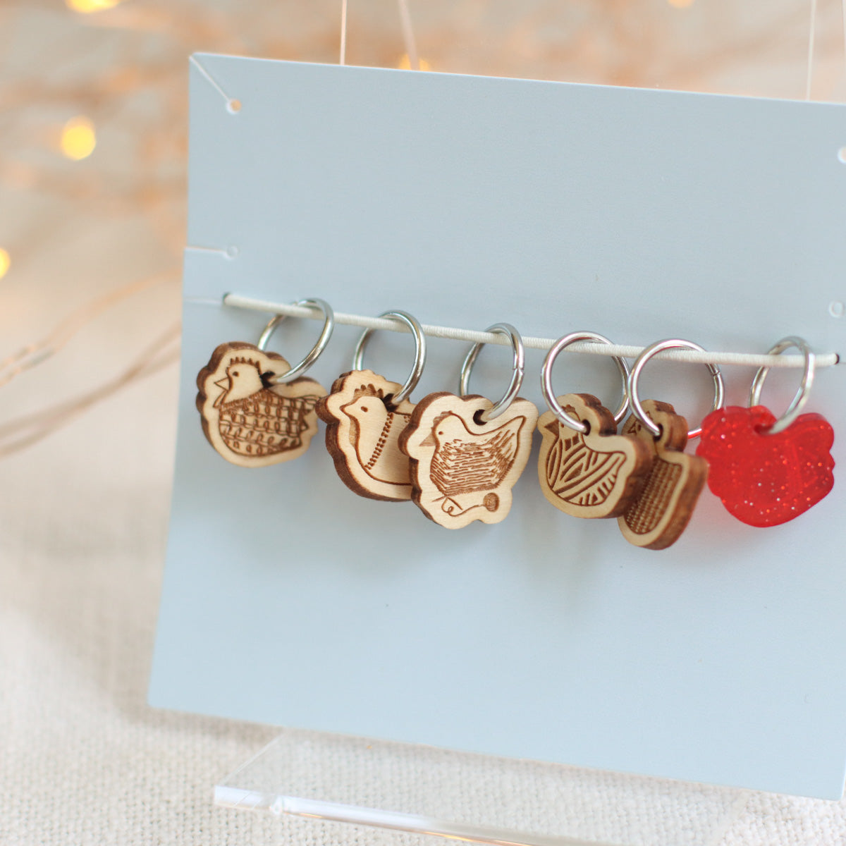 Yarn Chicken Stitch Markers | Set of 6 – Say! Little Hen Shop