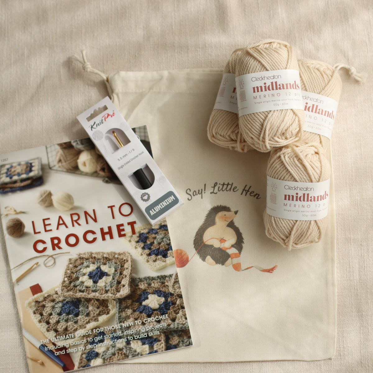 Learn to Crochet Kit | Beginner's Project Pack – Say! Little Hen Shop