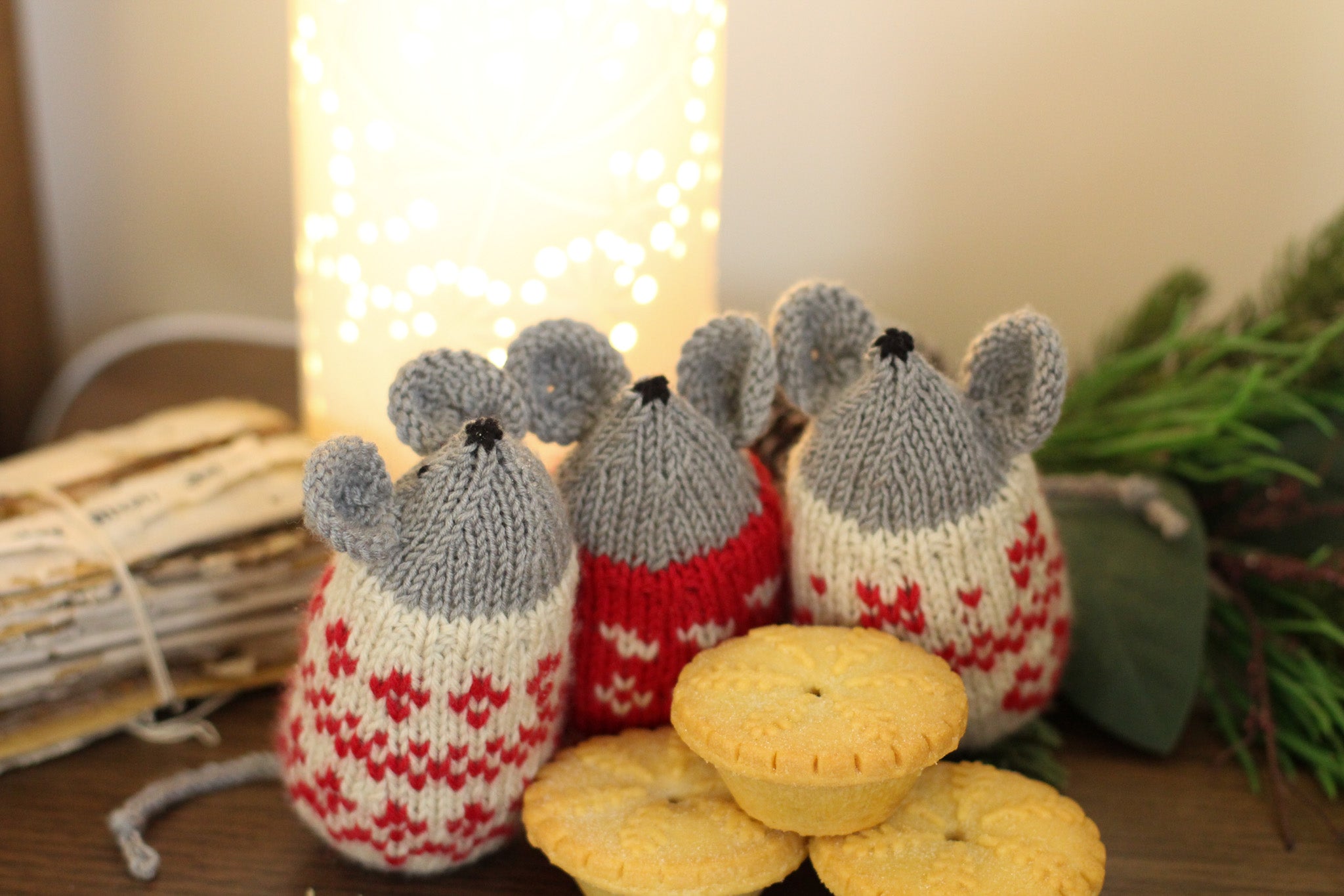 Nordic Christmas Mice | PDF Knitting Pattern – Say! Little Hen Shop